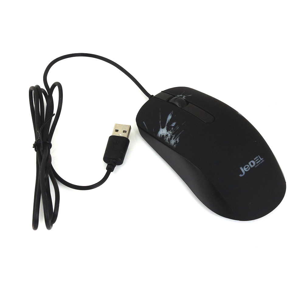 Jedel M67 USB Optical USB Wired Mouse 7 Color RGB LED Light - DigiDirect